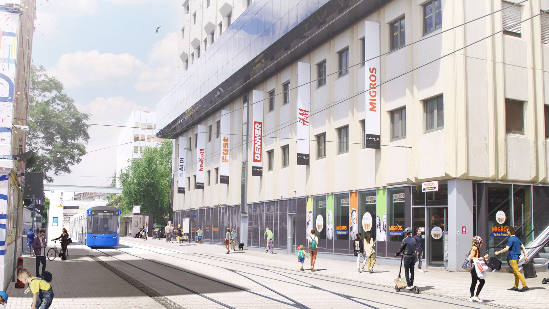 Le chantier du tramway avance jusqu’au quartier du Flon - Axes Forts de ...